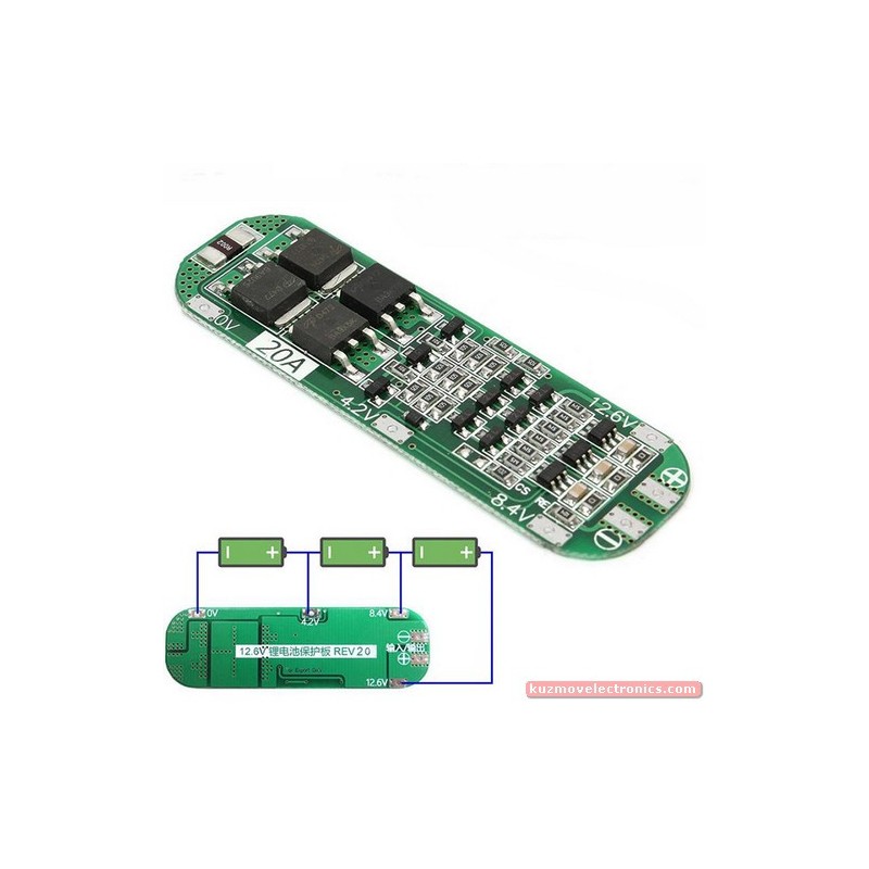 BMS CONTROLER BOARD 11.1/12.6V